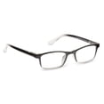 Equate Unisex Reader Glasses with Case, Plastic Lens, Black and Clear ...