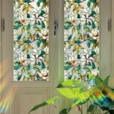 HKEJIAOI Double-sided Color Statics Glass Stickers Bird Repellent ...