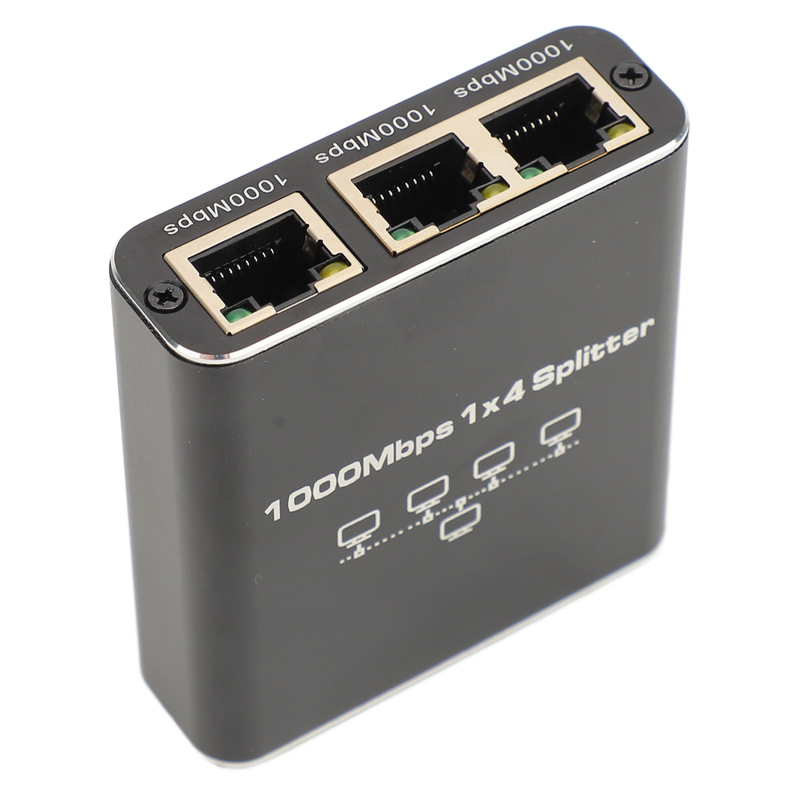 Home Hub, Aluminum Alloy Casing Gigabit Ethernet Splitter 1000Mbps ...