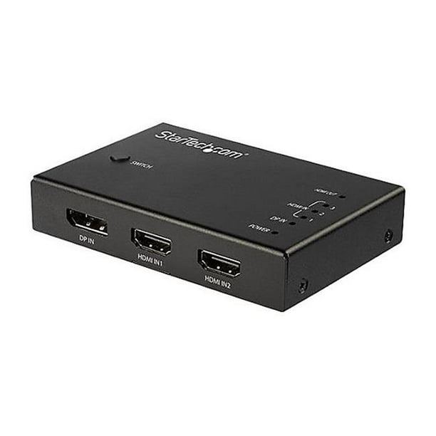 StarTech.com VS421HDDP 4 Port HDMI Video Switch - 3x HDMI & 1x ...