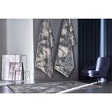 Enza Home Orfe 60" x 96" Contemporary Viscose & Polyester Fabric Rug in ...