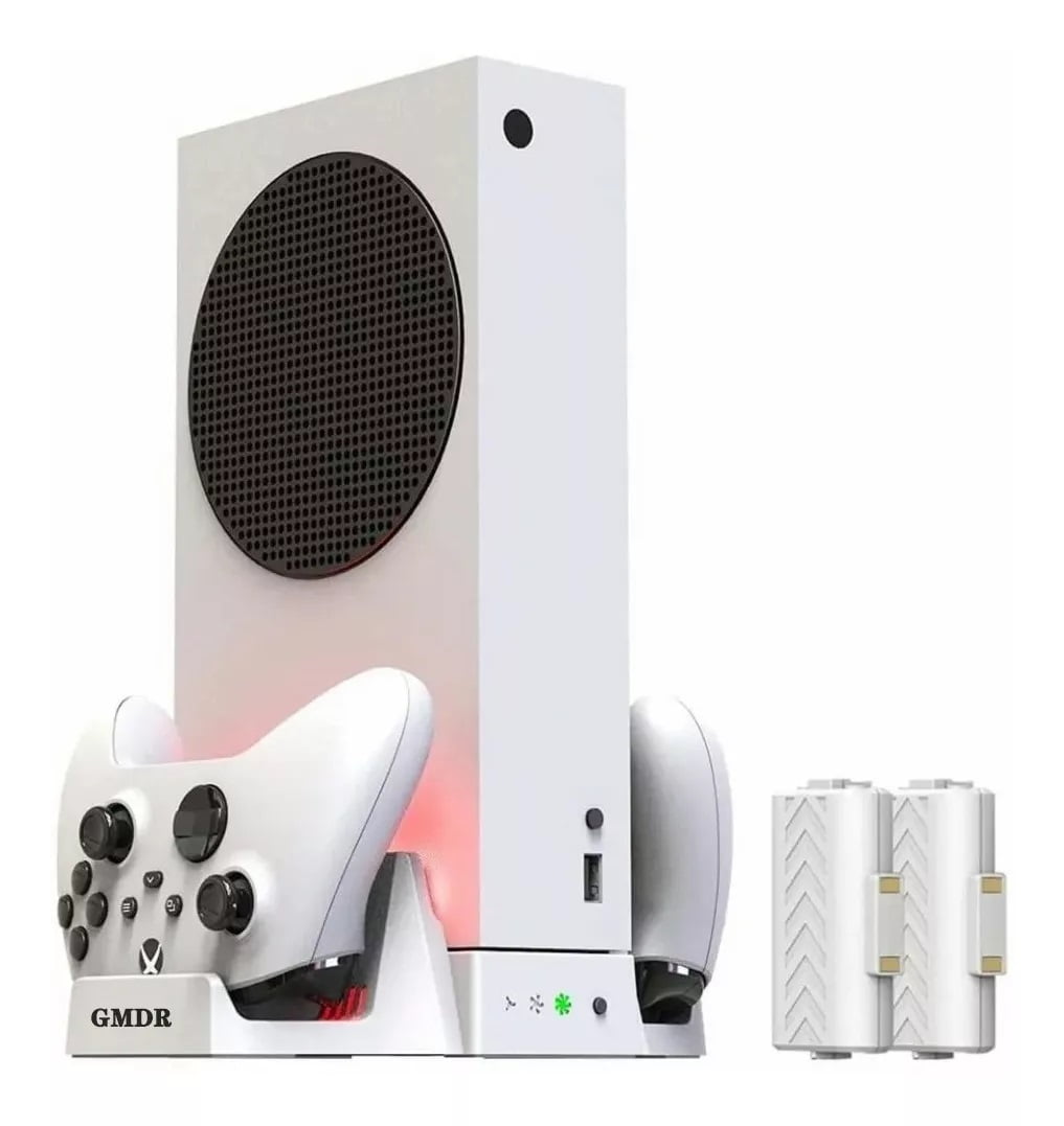 Xbox Series S Base Vertical Enfriadora + 2 Puertos De Carga TECHX 2X | Bodega Aurrera en línea