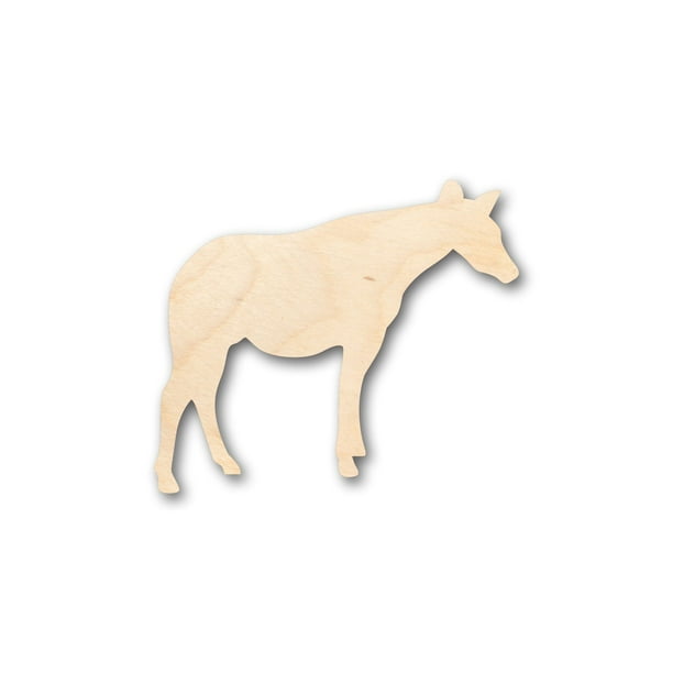 Unfinished Wood Okapi Shape - Craft - up to 36" DIY 6" / 1/8" - Walmart.com