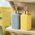 DQQ153 Modern Hotel Shower Gel Press Pump Bottle Bathroom Ceramic ...