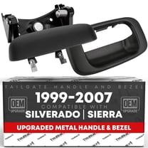 Tailgate Handle Latch w/Improved Bezel Trim with Rod Clips - Upgraded ...