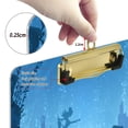 Acrylic Writing Board Gold 12.5*9 Inch Clipboards Transparent Acrylic ...