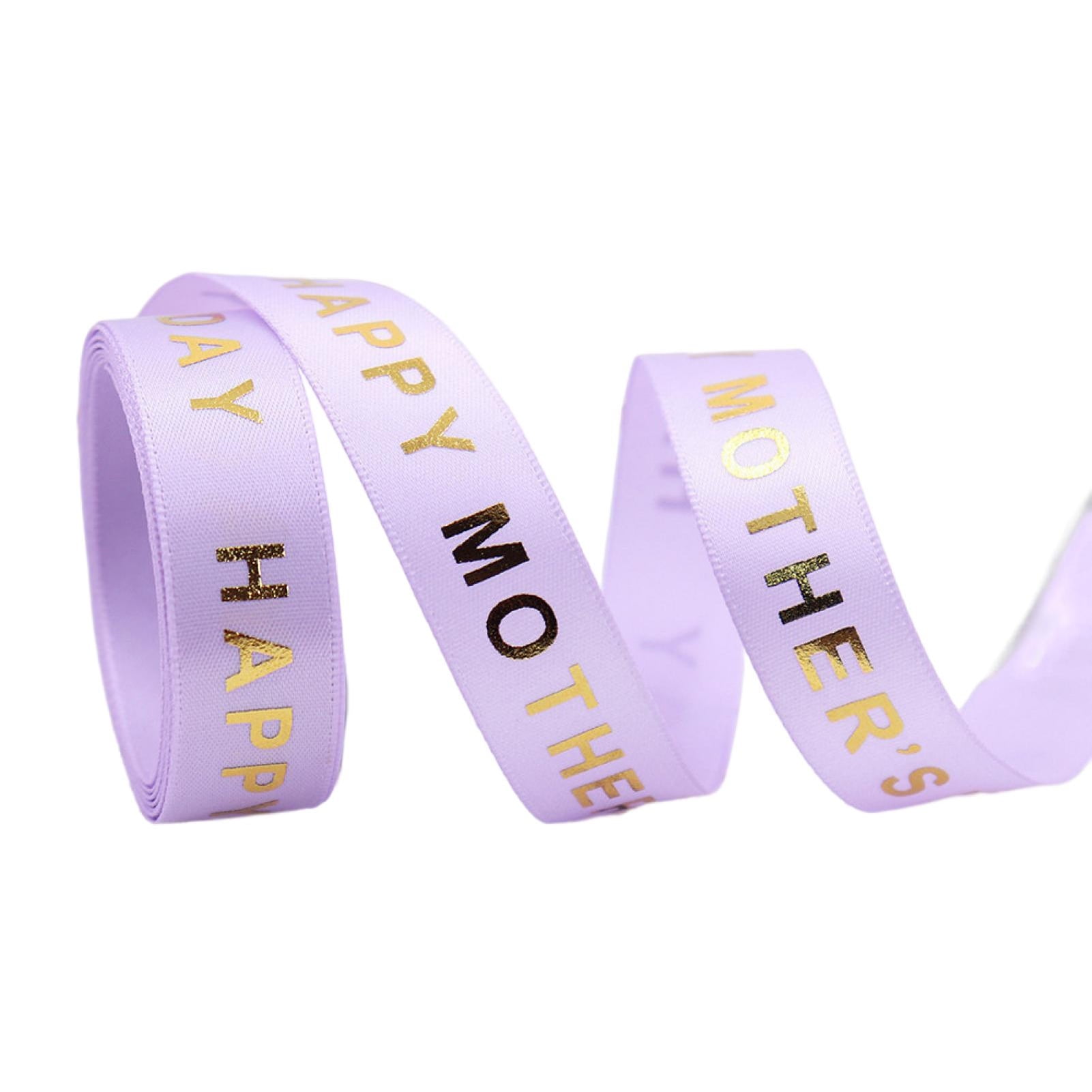 Gilding Letter Design Packing Ribbon - 1 Roll - 10 Yards - DIY - Mother ...