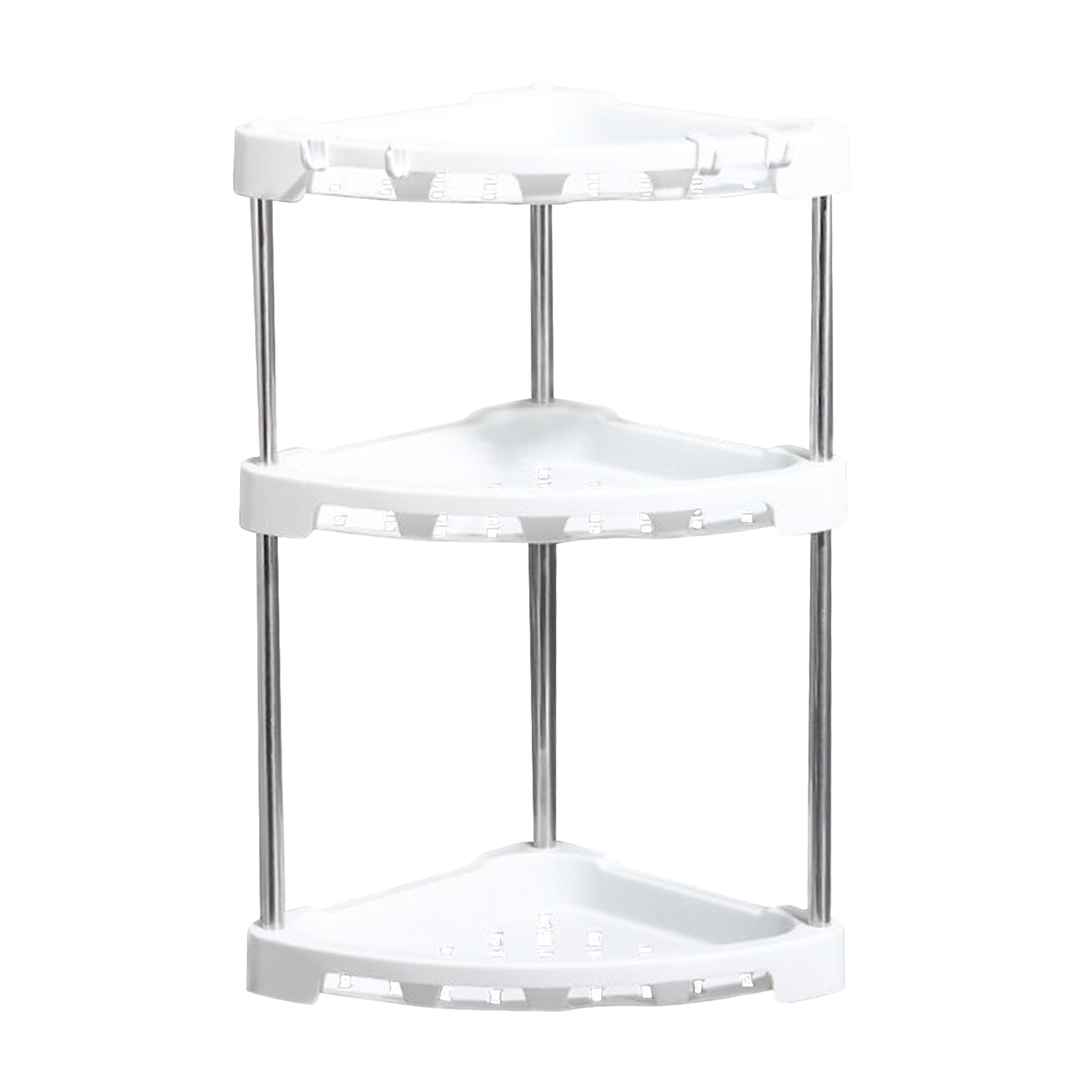 Jadeshay 3-Tier Kitchen Corner Shelf, Countertop Cosmetic Rack, Pots ...