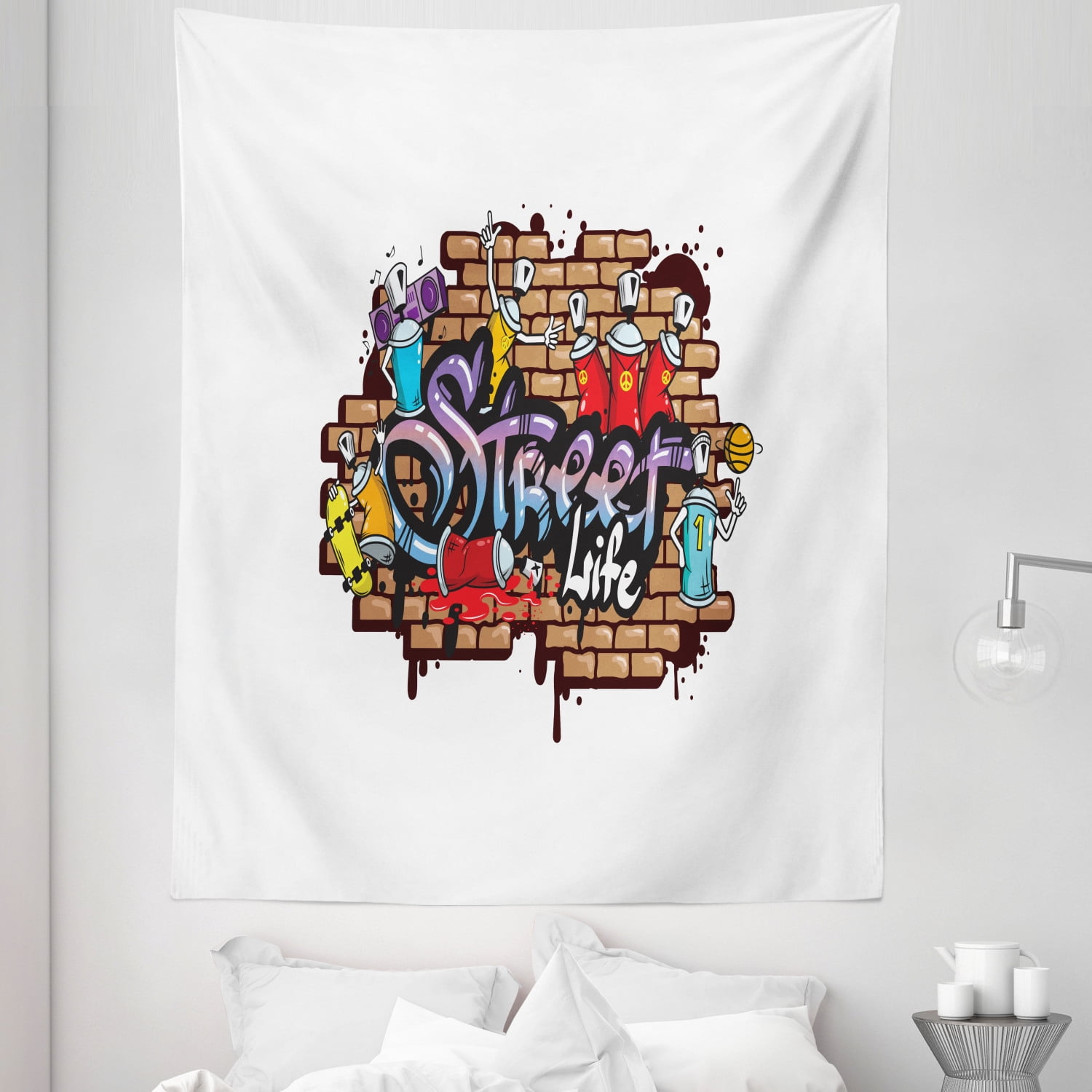 Youth Tapestry, Urban World Street Life Graffiti Art Spraycan ...
