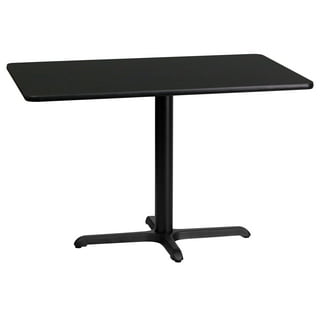 Flash Furniture 24'' x 42'' Rectangular Black Laminate Table Top with ...