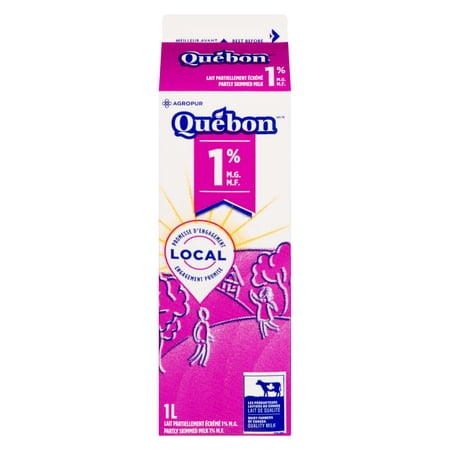 Québon Partly Skimmed 1% Milk | Walmart Canada