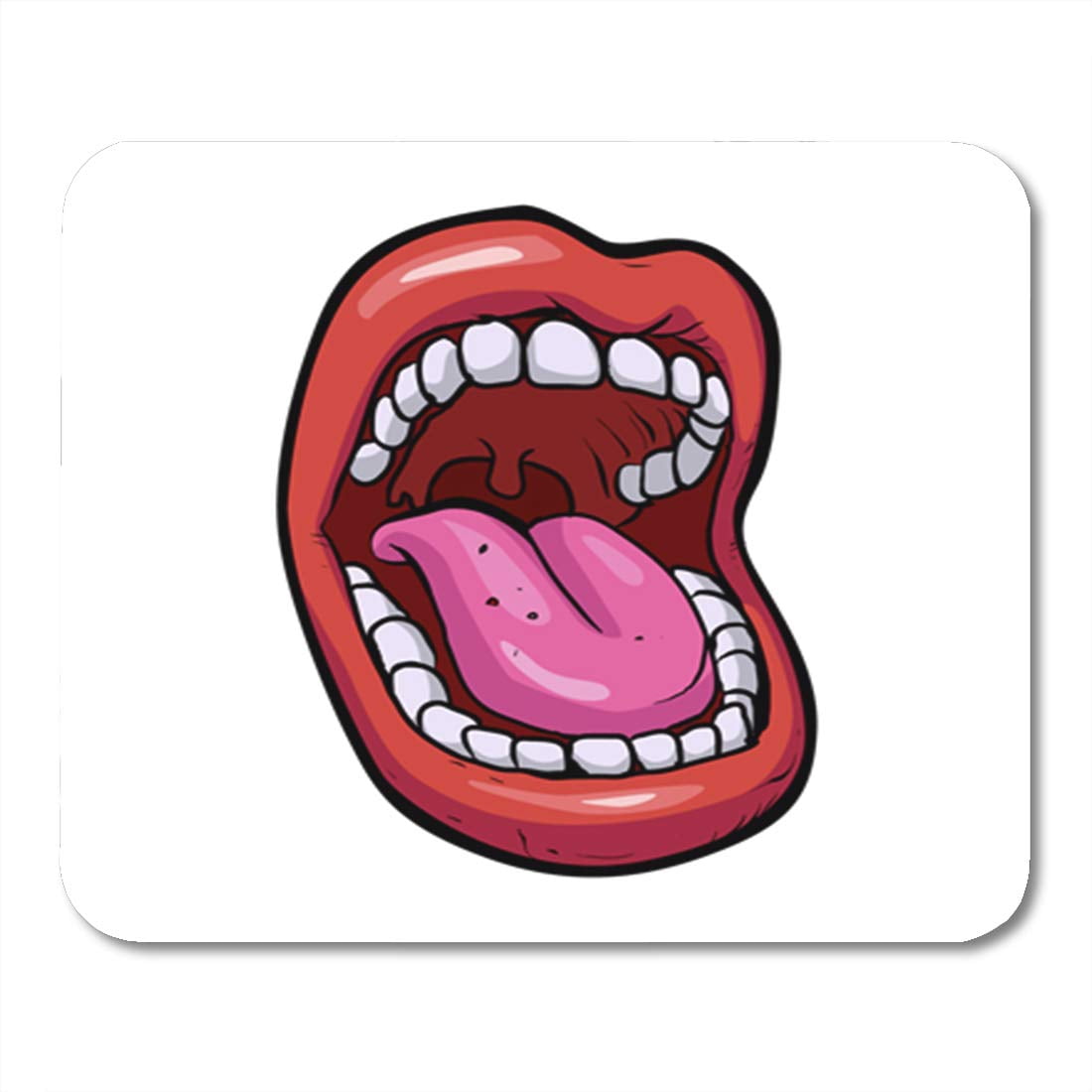 Cartoon Open Mouth Side