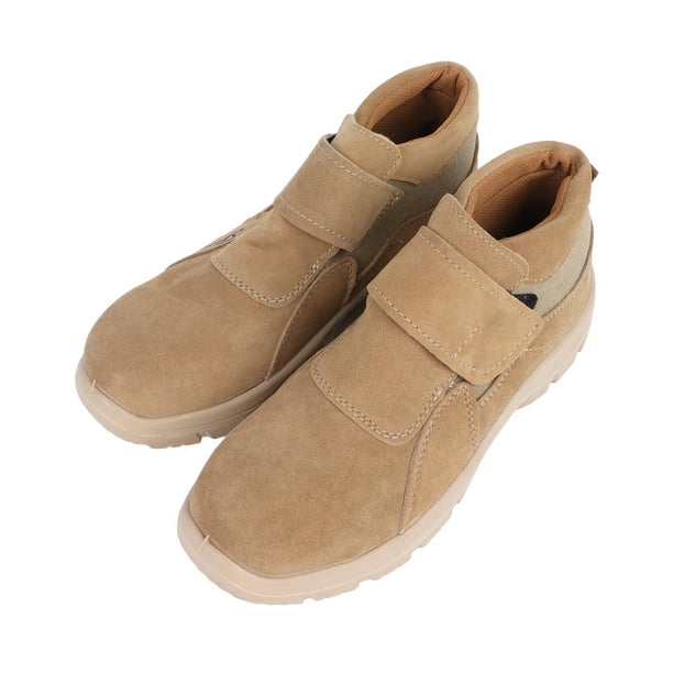 Shoe for Men with Toe , Puncture and Burn Cowhide, Solid Bottom for ...