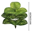 Artificial Greenery Vine, Watermelon Pothos 12 Heads, No Watering ...