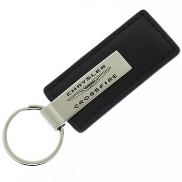 ford mustang large black leather key chain - Walmart.com