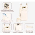 Crossbody Water Bottle Holder Bag with Strap.Stylish Puffer Bag.Pockets ...