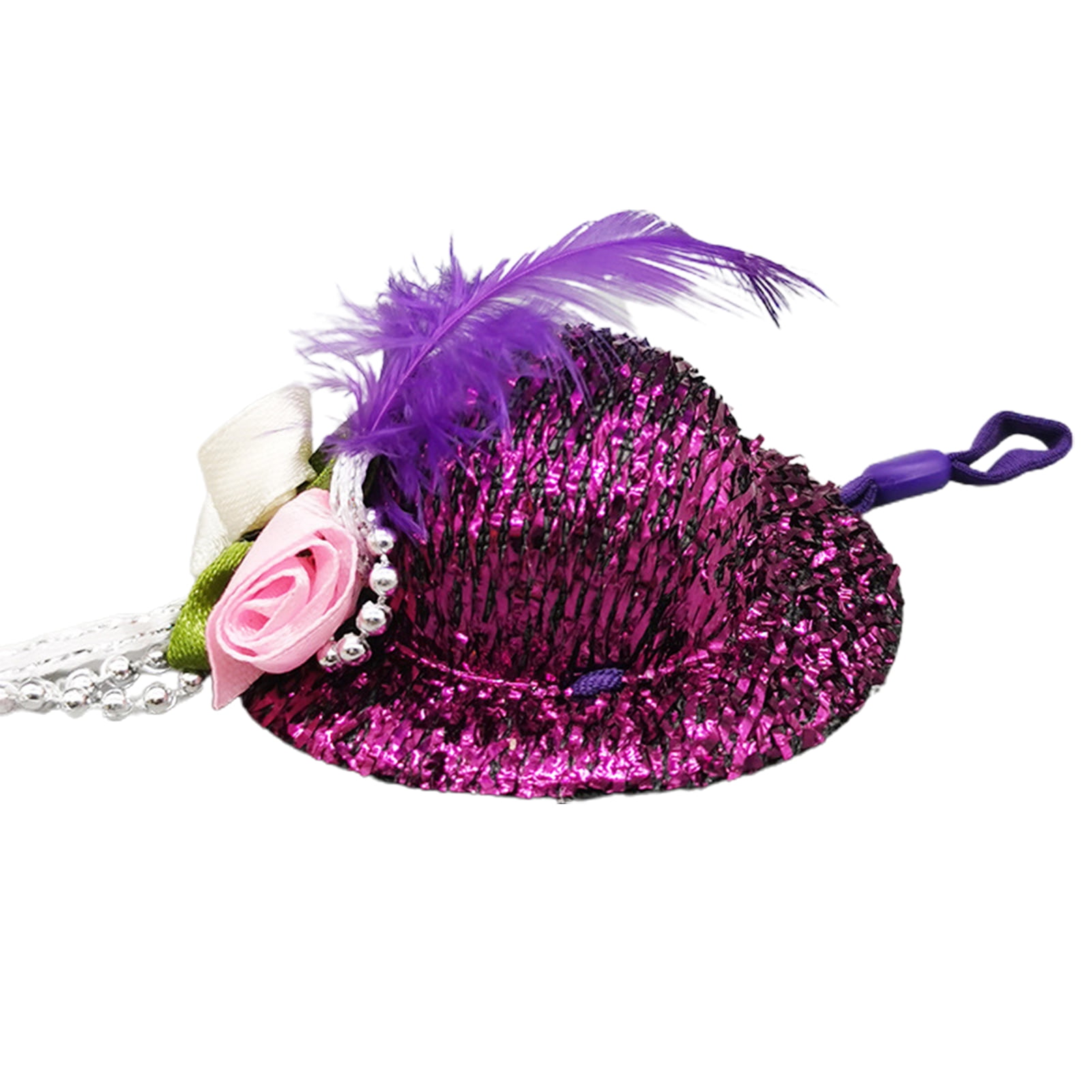 Rooster Cap Delicate Hemming Feather Decor High Elasticity Hen Mini ...