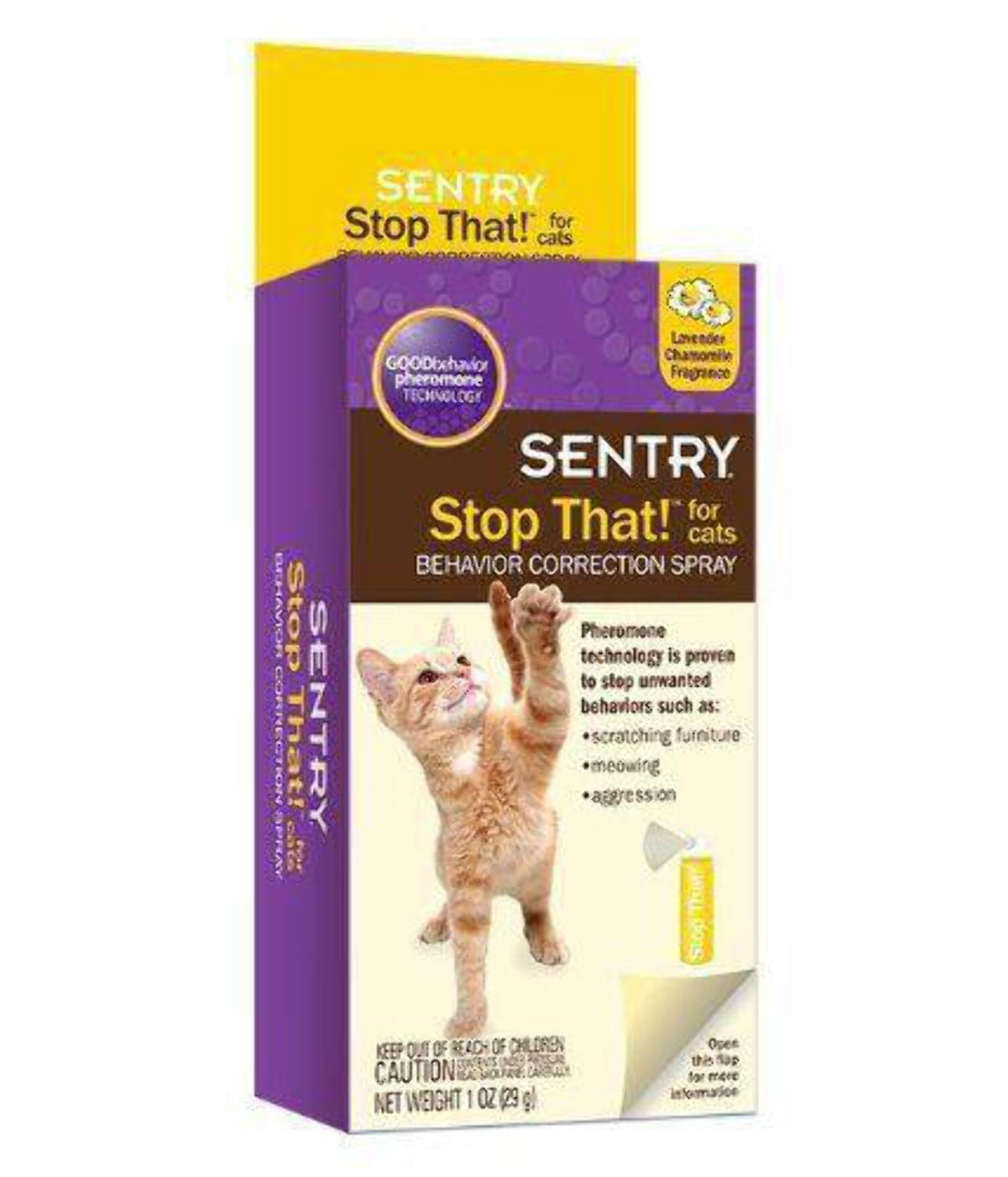 Sentry Stop That Pet Bad Behavior Spray for Cats 1 oz. - Walmart.com