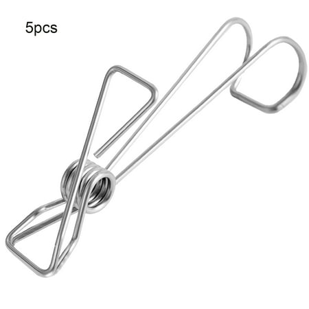 Essen 5Pcs/Set Clothing Clamps Heavy Duty Multi-purpose Stainless Steel ...