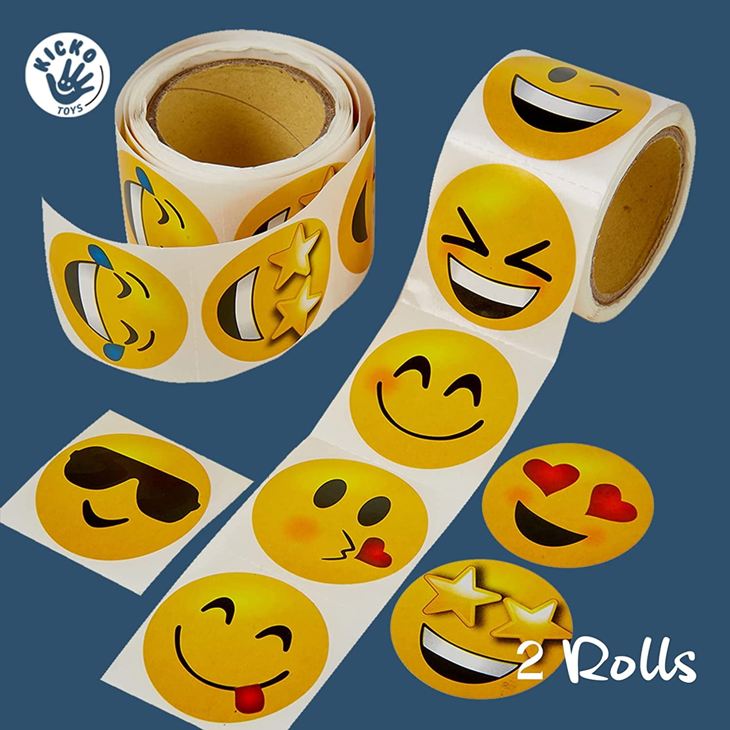 Smiley Stickers By The Roll