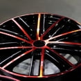 18 inch Black Machined Red Alloy Wheel Rim 5x114.3 for Toyota RAV4 ...