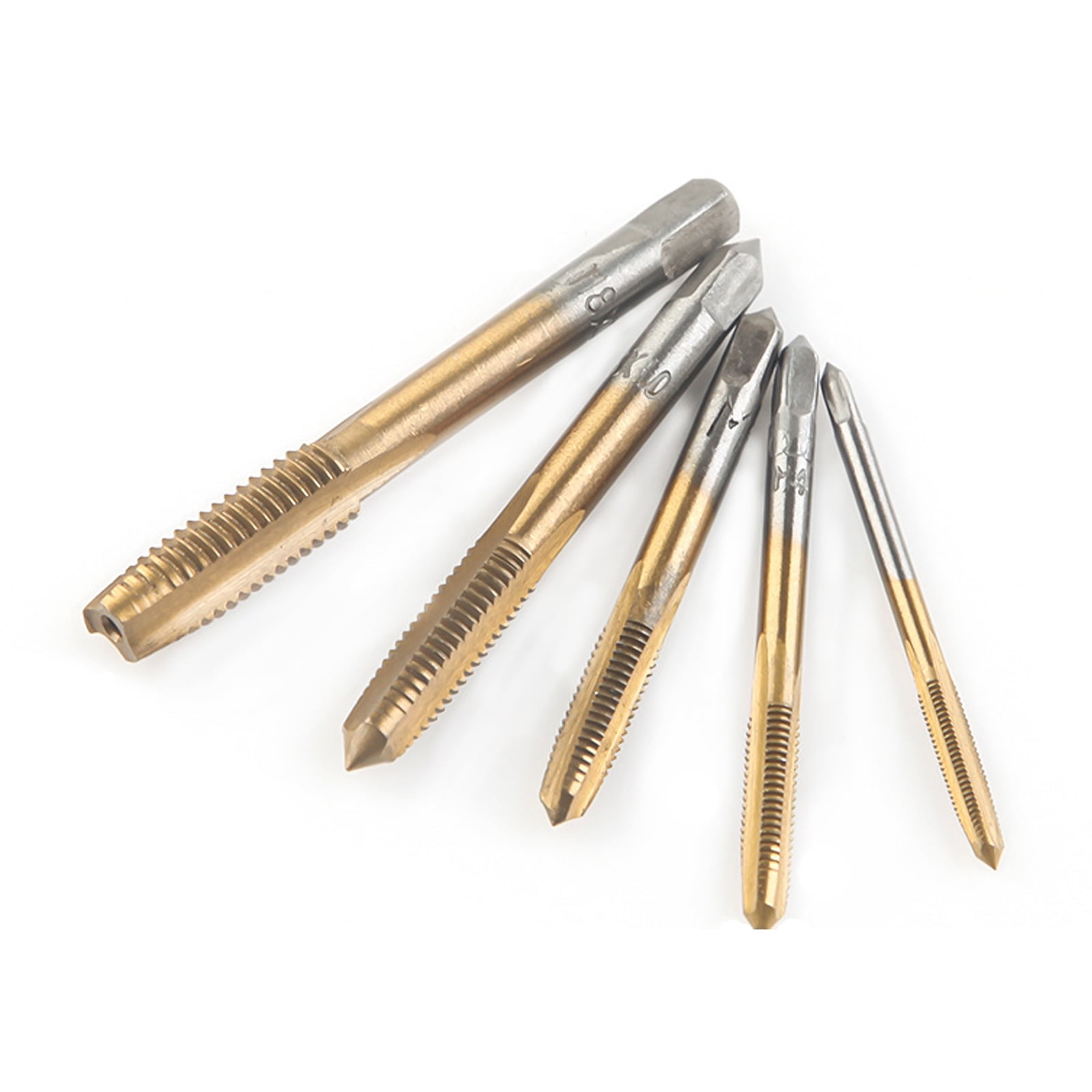 Anself Machine Screw Metric Thread Plug Taps Set M4 M5 M6 M8 Screw ...