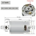 Rs550 DC motor 12v 14.4V 16.8v 18V 25v micro engine electric motors ...