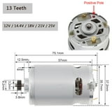 Rs550 DC motor 12v 14.4V 16.8v 18V 25v micro engine electric motors ...