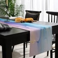 Blue Purple Pink Floral Marble Table Runner 108 Inches Long ...
