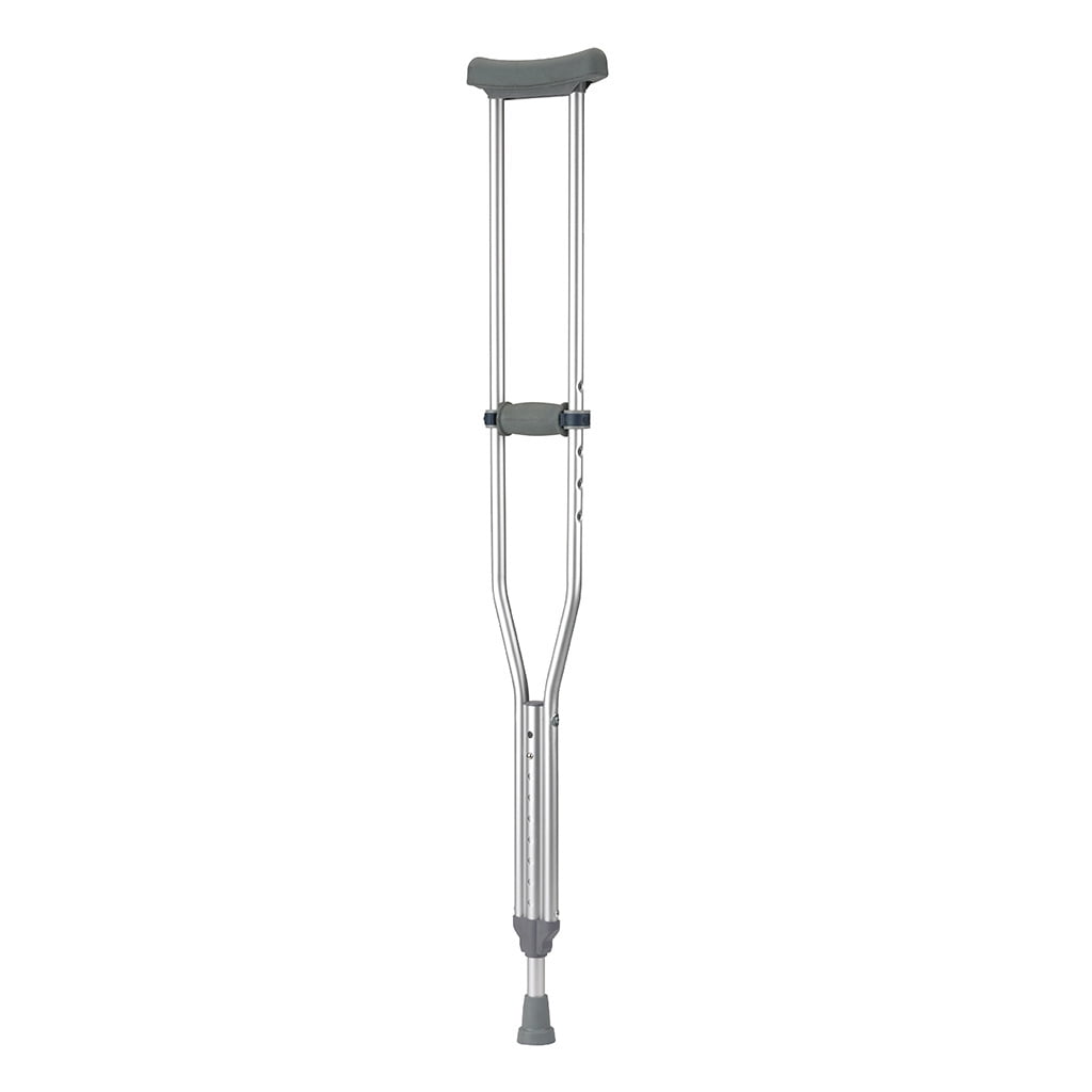 EZ Adjust Aluminum Crutches With Euro Style Clip And Accessories Adult ez-adjust-aluminum-crutches-with-euro-style-clip-and-accessories-adult
