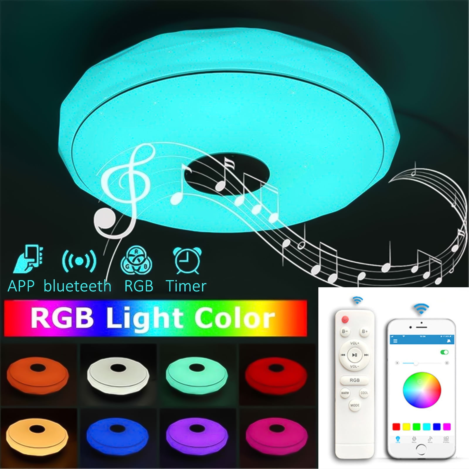 Bb Bluetooth Ceiling Light And Speaker | Shelly Lighting