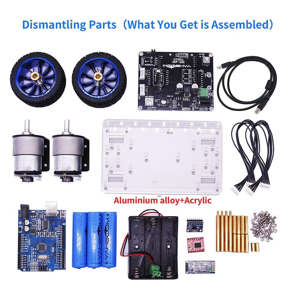 Upgraded Smart Robot Balance Vehicle with Mega InstaBots Kit Android ...