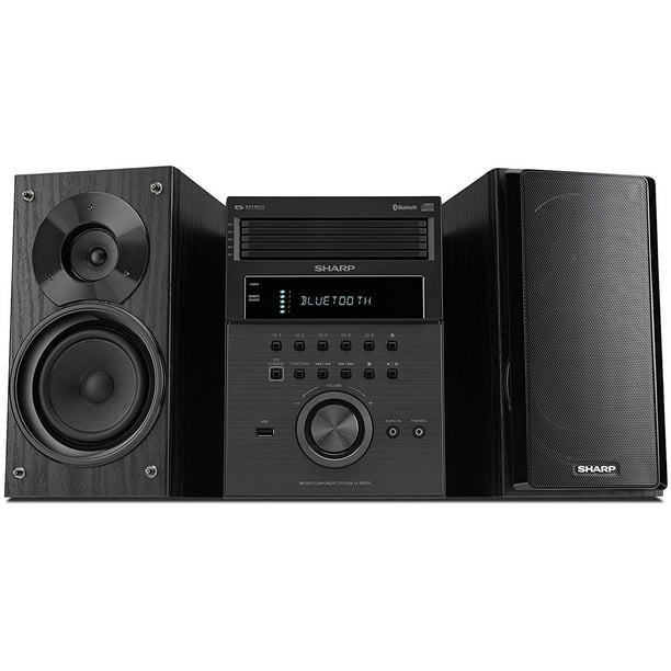 Sharp XL-HF203B - Audio system - 50 Watt (total) - Walmart.com ...