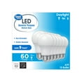 Great Value A19 LED Light Bulbs, 60 Watts Eqv, Daylight, General ... Great Value A19 LED Light Bulbs, 60 Watts Eqv, Daylight, General ...
