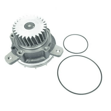 New Heavy Duty Water Pump With Back Plate Fits Mercedes Om366 91-93 ...