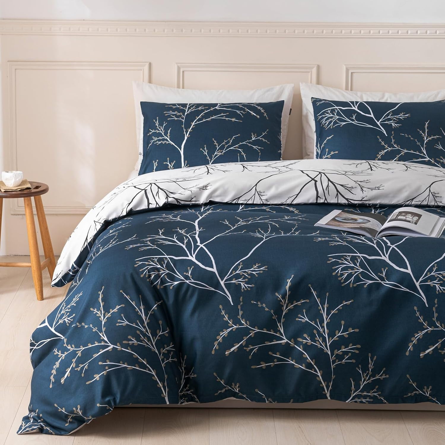 Click here for Siabc-Duvet Cover Queen  Tree Branches Pattern Bed... prices