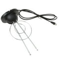 Universal Indoor Rabbit Ear TV Antenna For HDTV Ready VHF Dual Loop ...