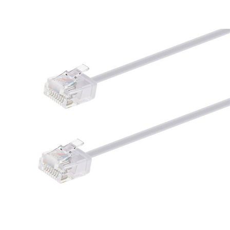 Monoprice Cat6 Ethernet Patch Cable - 1 Feet - Blue (12 Pack) Snagless ...