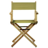 "18" Director's Chair Honey Oak Frame-Turquoise Canvas" - Walmart.com