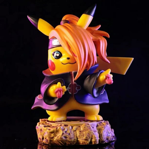 17pcs Anime Pikachu COS NARUTO Uchiha Obito Madara Senju Hashirama ...