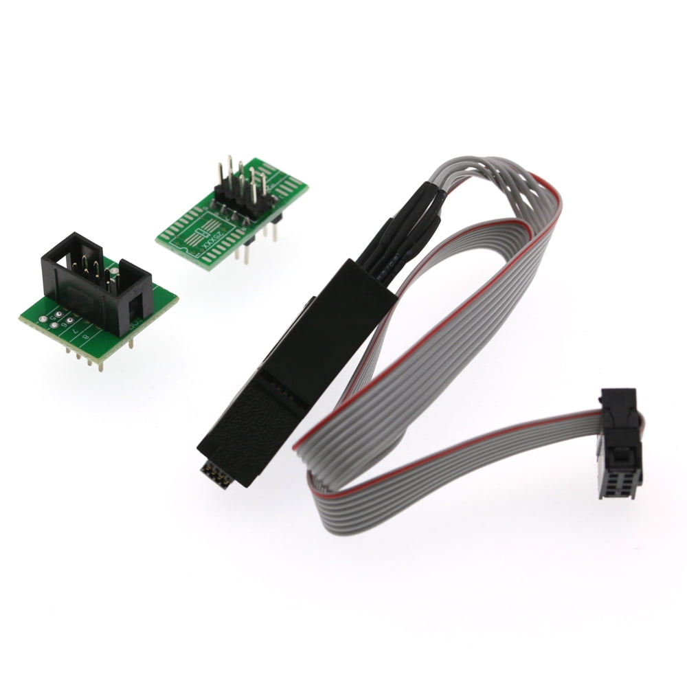 Buy CH341A USB Programmer Module + SOIC8 SOP8 Test Clip + 1.8V Adapter ...