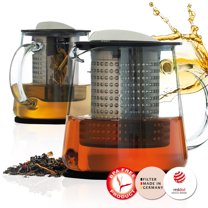 Ceylon One-Touch Glass Tea Maker, Brewer, Infuser, Pour Kettle ...