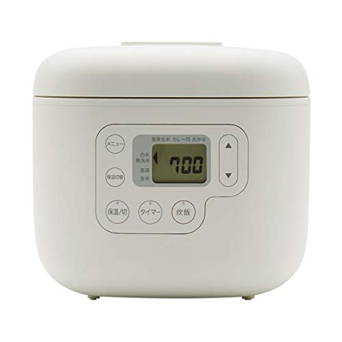 MUJI Rice Cooker with Rice Cooker, 3 Go Model: MJ-RC3A2 82875706 White ...
