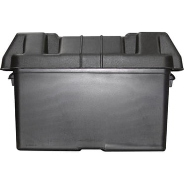 Attwood 9082-1 U1 Small Series 16 Vented Marine Boat Battery Box with ...