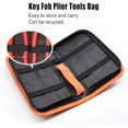 40 Sets Key Fob Hardware with Key Fob Plier Tools Bag, Glass Running ...