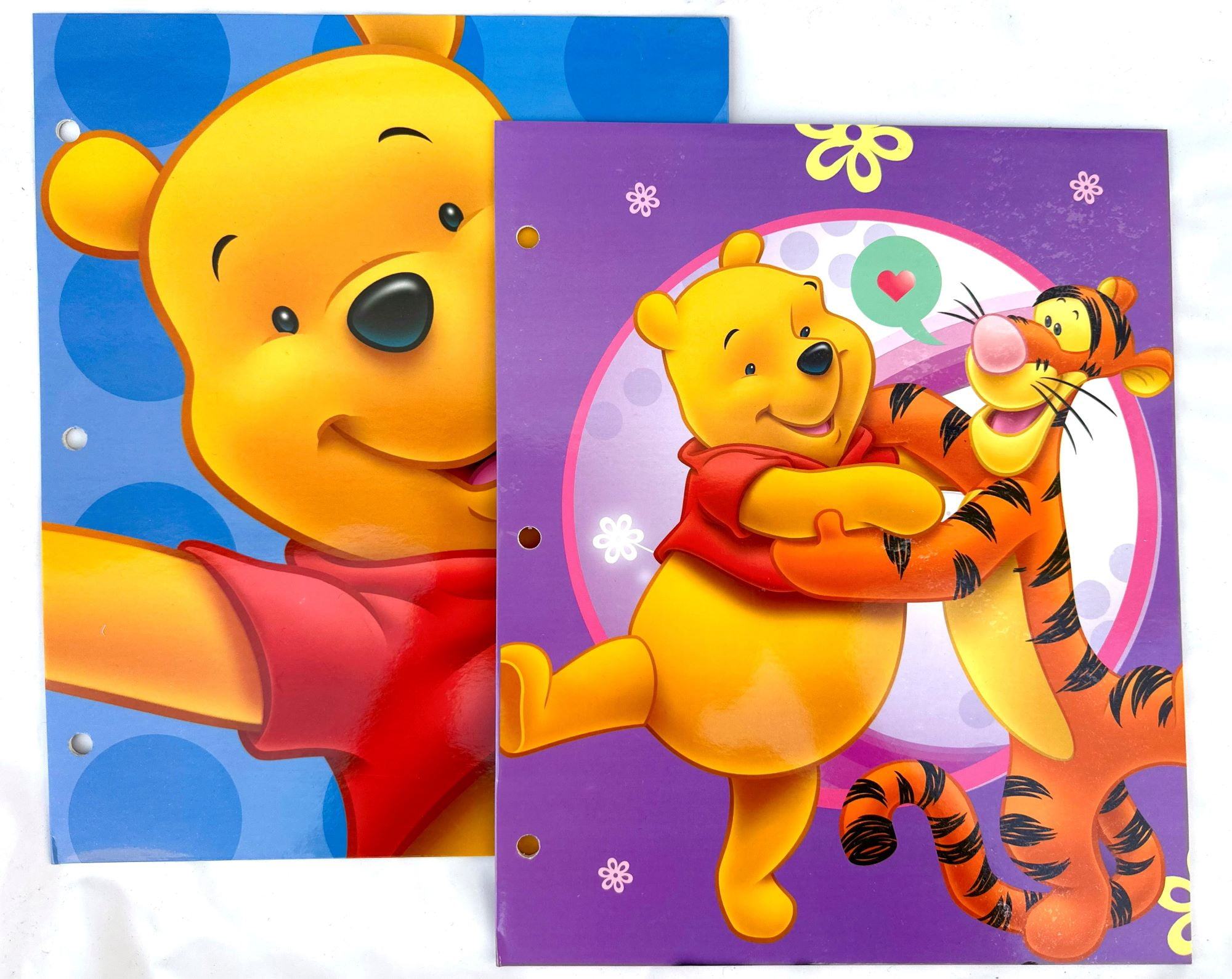 Disney Winnie The Pooh and Friends 2 pcs school folders - Walmart.com