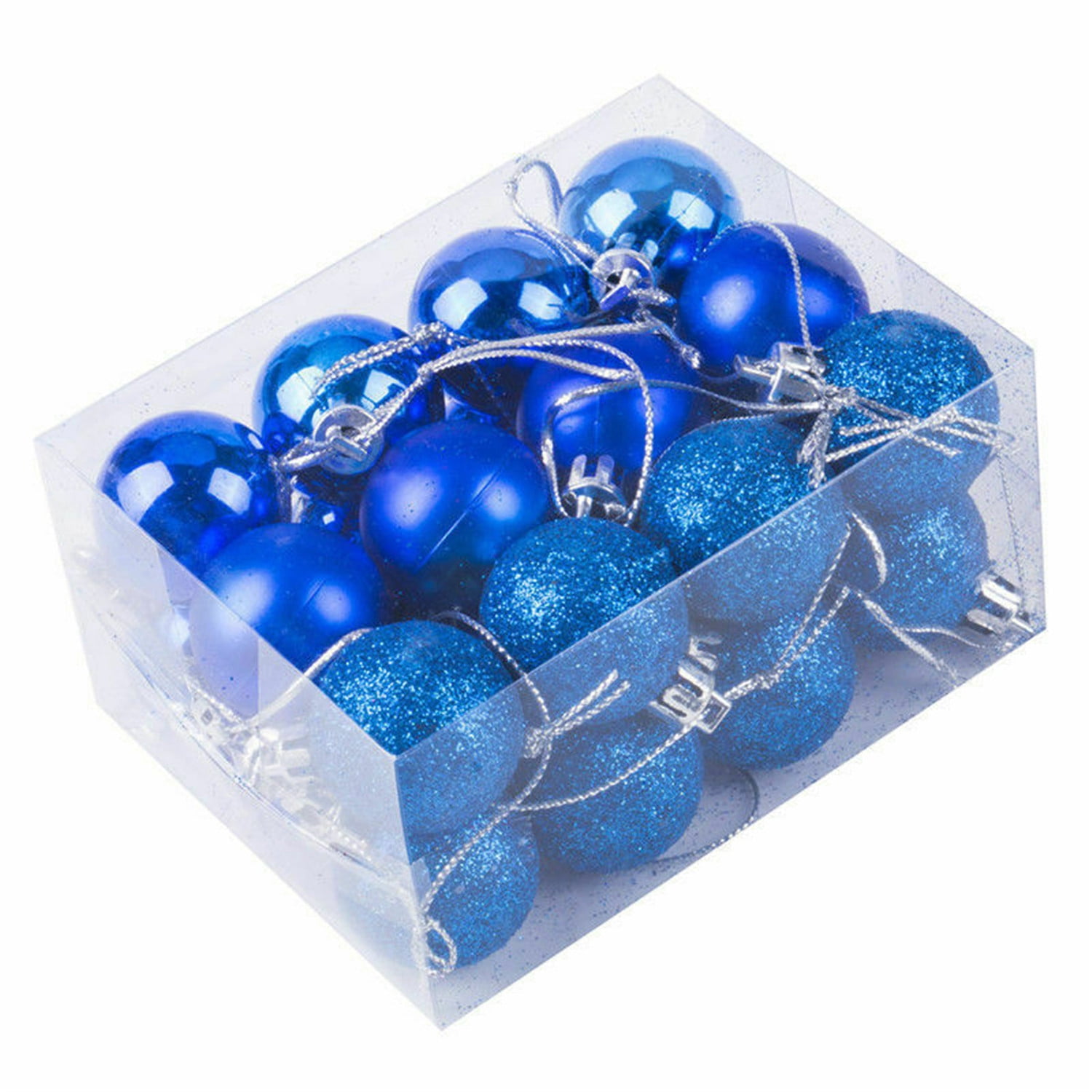 Calsunbaby 24Pcs Set Christmas Tree Ball Bauble Hanging Decor Xmas calsunbaby-24pcs-set-christmas-tree-ball-bauble-hanging-decor-xmas