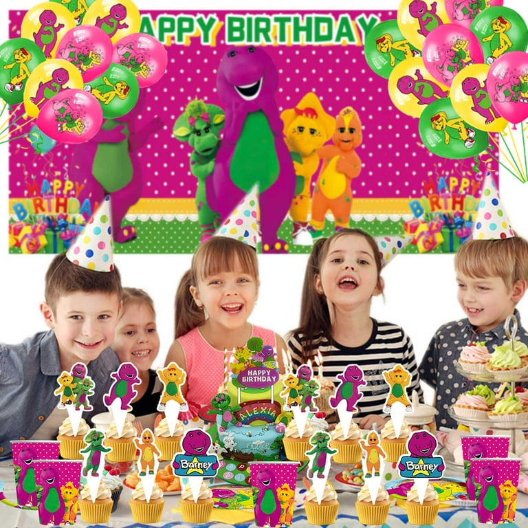 Barney Themed Birthday Party