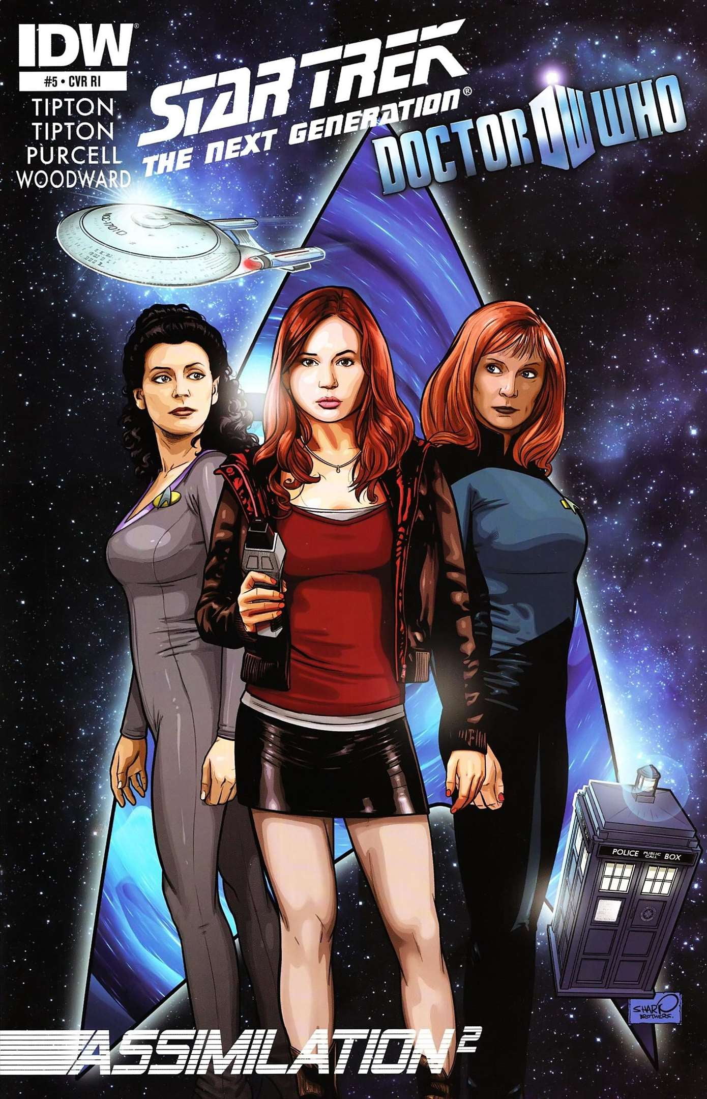 Star Trek: The Next Generation/Doctor Who: Assimilation #5A VF ; IDW ...
