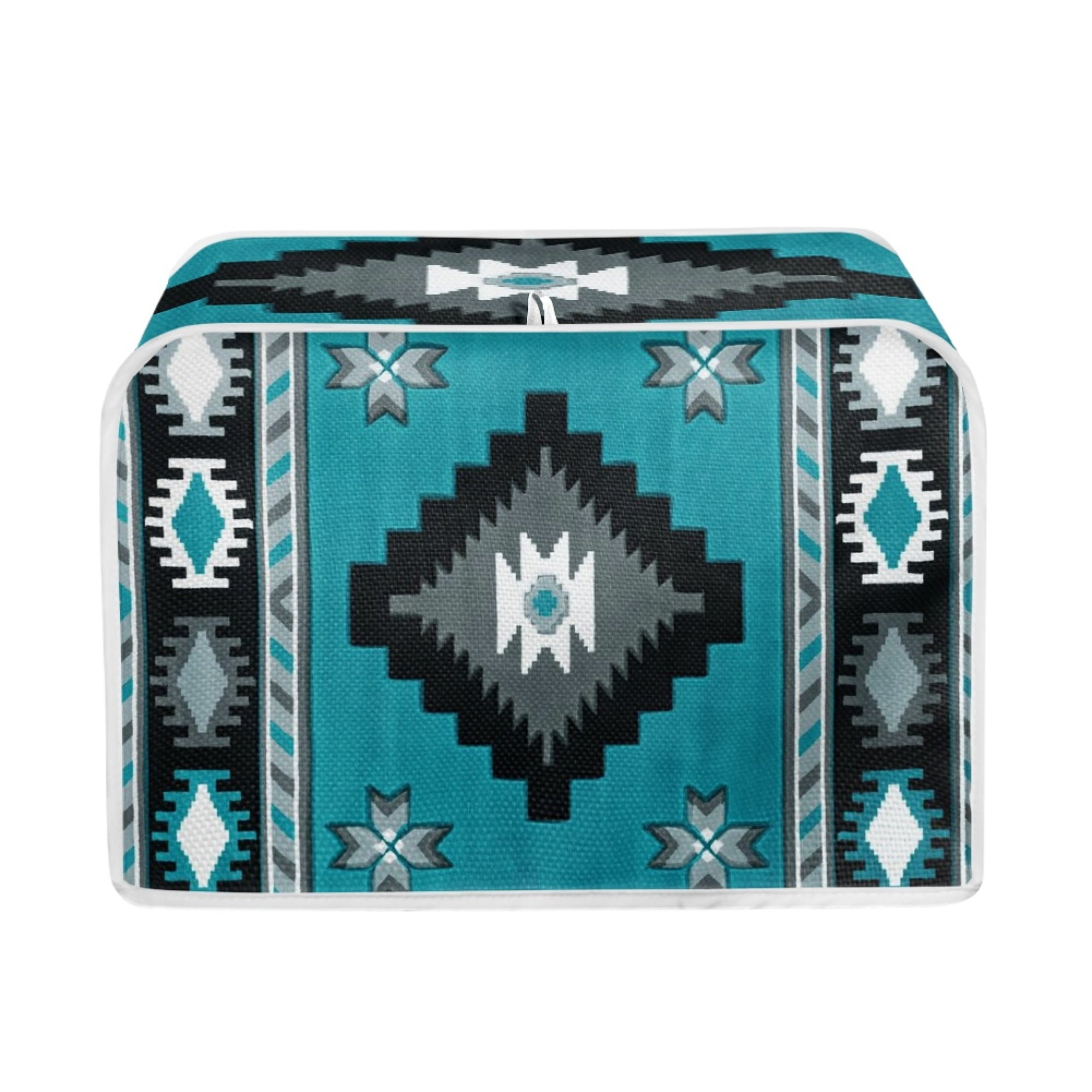 NETILGEN 2 Slice Abstract Aztec Geometry Style Toaster Covers ...